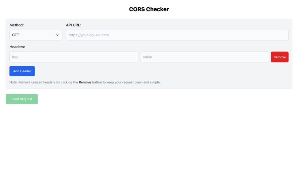 CORS Checker